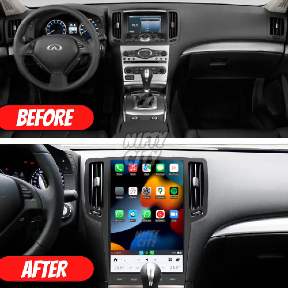 Infiniti G37 2007 2013 Apple CarPlay Android Auto Tesla Screen
